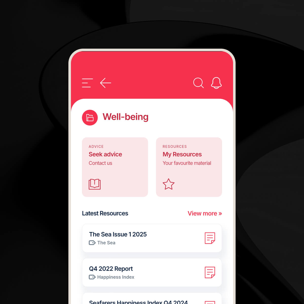 Our Work with Happy at Sea | Welfare Mobile App